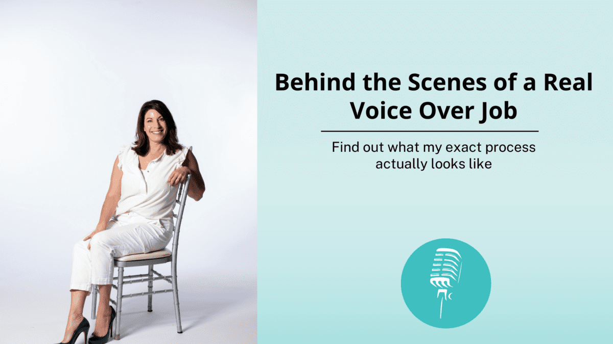 Behind the Scenes of a Real Voice Over Job - Rachel Alena